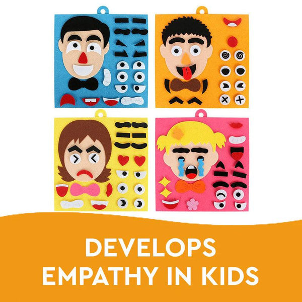 Kids Facial Expression Recognition DIY puzzle Board Set - Little ...