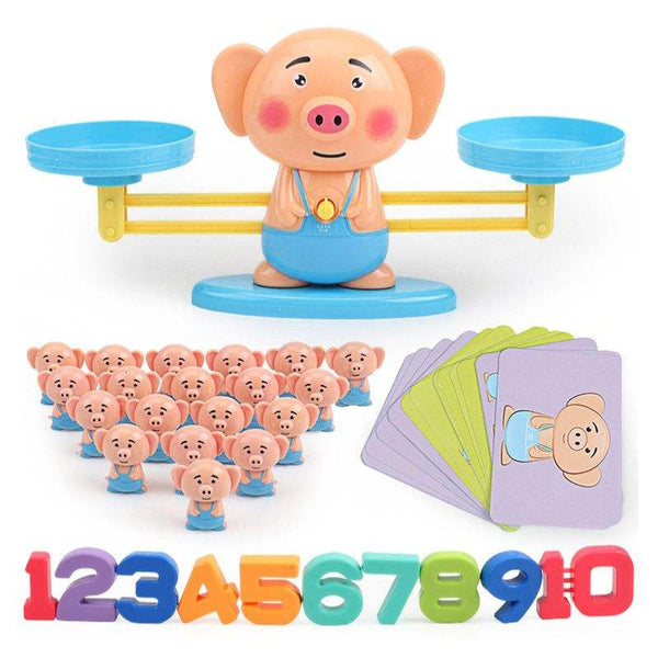 Balance Math Game With Pet Figurines - Little Learners Toys